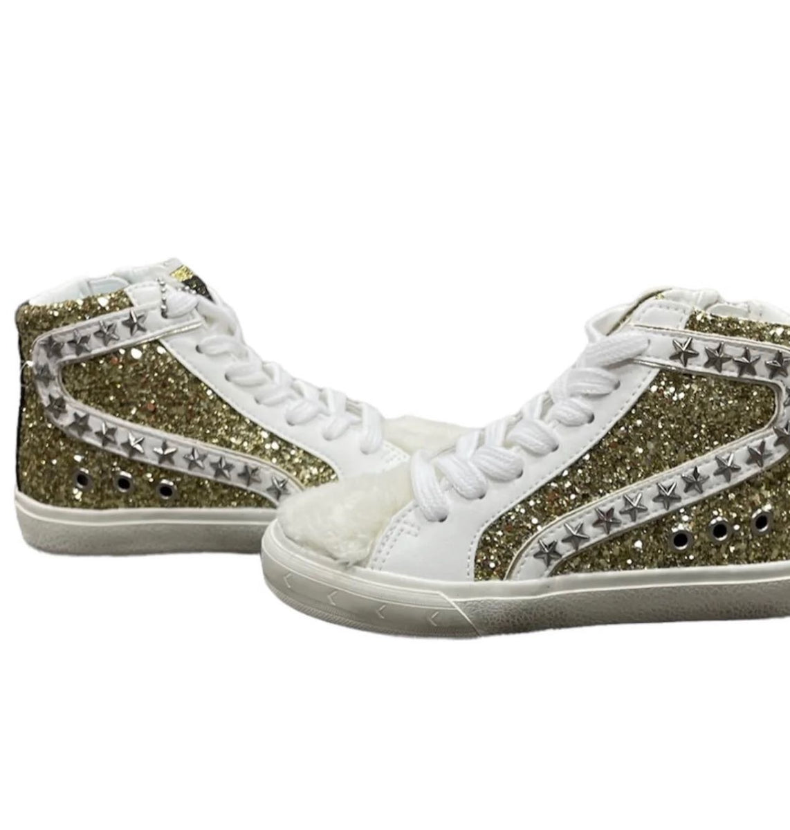 Margo Gold Glitter Fur High – Moda Kids PR